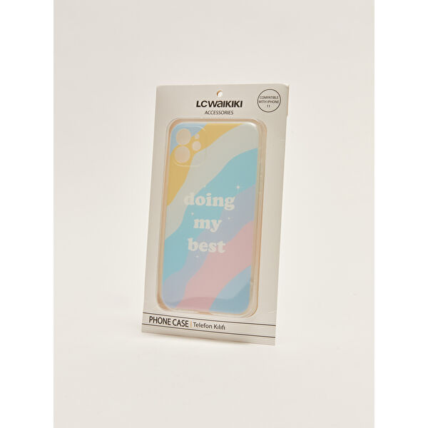 Yazı Baskılı Iphone 11 Telefon Kılıfı