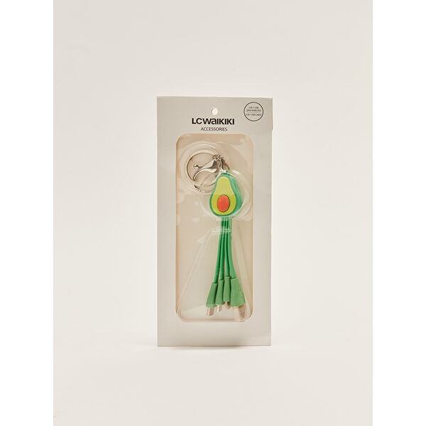 Avokado Anahtarlıklı Şarj Kablosu