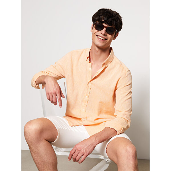 LCW CASUAL Regular Fit Uzun Kollu Poplin Erkek Gömlek LCW CASUAL Regular Fit Uzun Kollu Poplin Erkek Gömlek