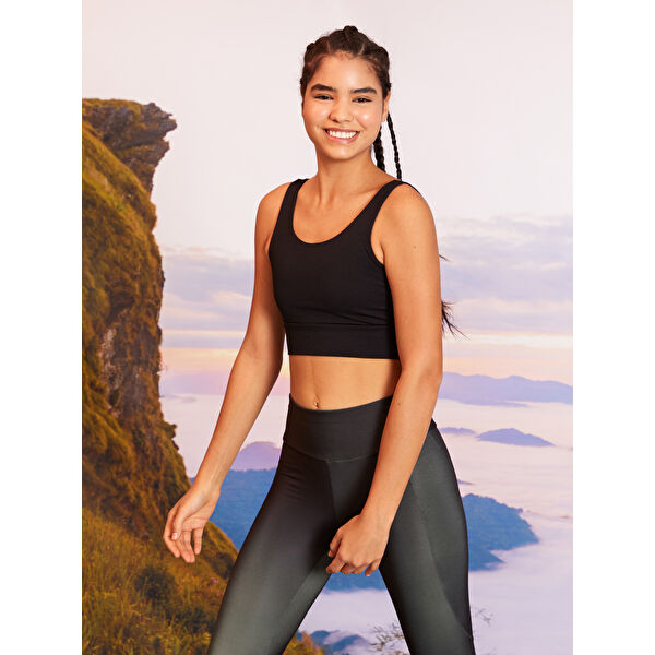LCW ACTIVE U Yaka Düz Kadın Spor Büstiyer