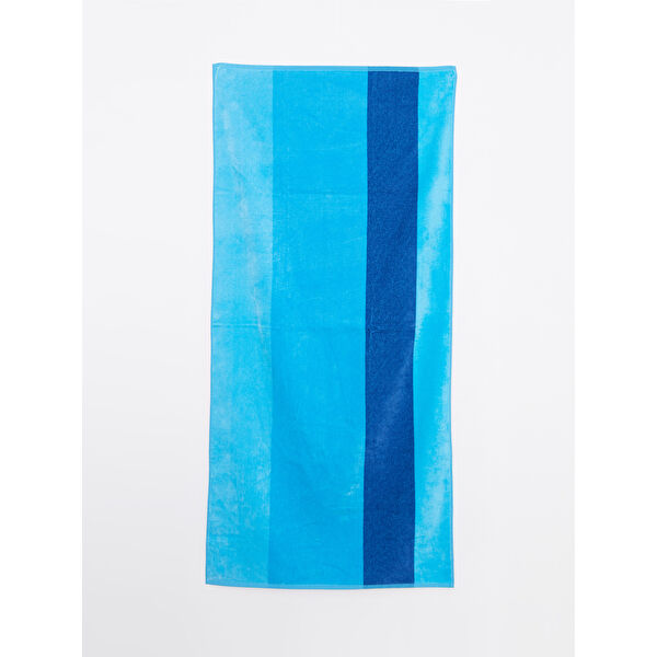 Renk Bloklu Kadın Plaj Havlusu Renk Bloklu Kadın Plaj Havlusu