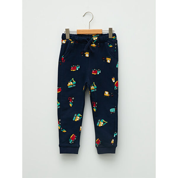 Beli Lastikli Baskılı Erkek Bebek Jogger Pantolon Beli Lastikli Baskılı Erkek Bebek Jogger Pantolon