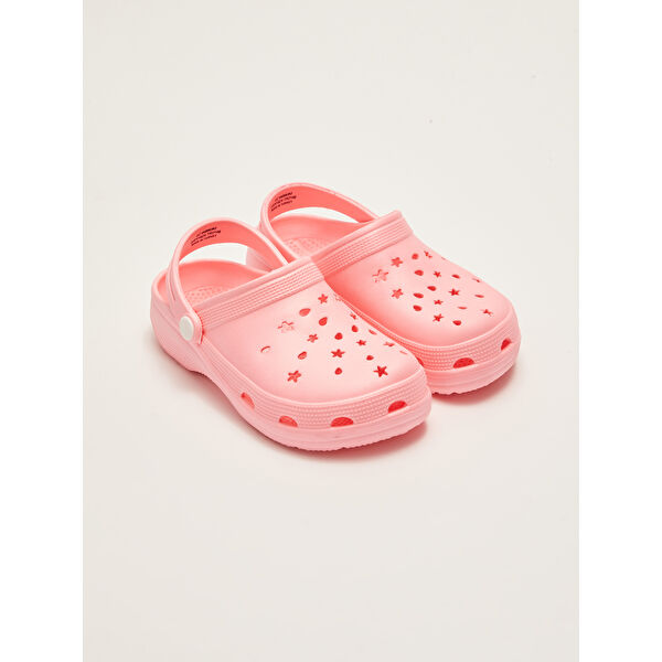 Delikli Görünümlü Kız Çocuk Sandalet