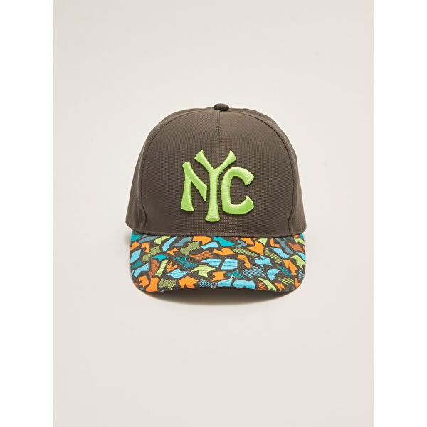 Nakışlı Erkek Çocuk Kep Şapka