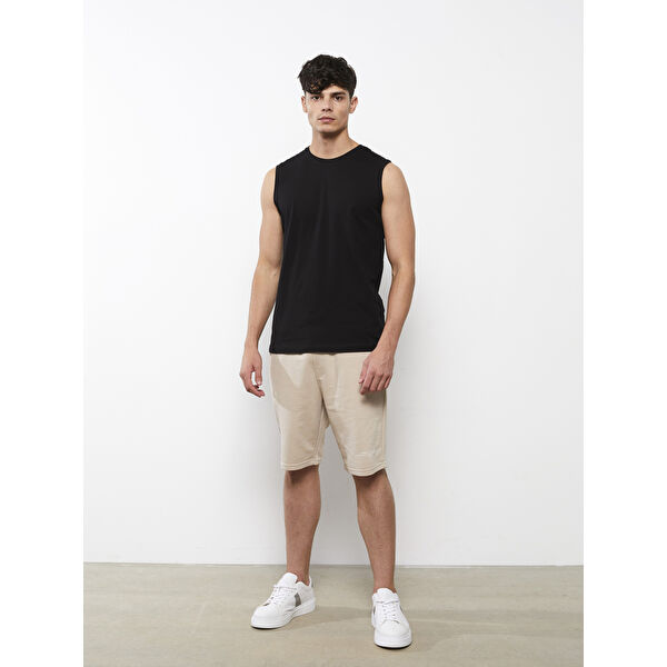 Bisiklet Yaka Basic Erkek Atlet