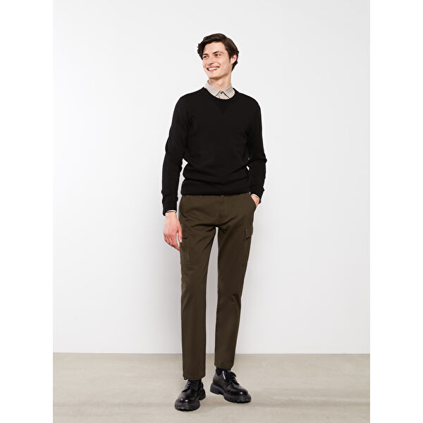LCW CASUAL Regular Fit Gabardin Erkek Kargo Pantolon LCW CASUAL Regular Fit Gabardin Erkek Kargo Pantolon