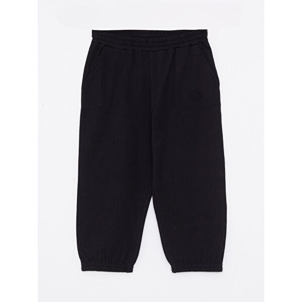 LCW BASIC Beli Lastikli Düz Cep Detaylı Kadın Jogger Capri