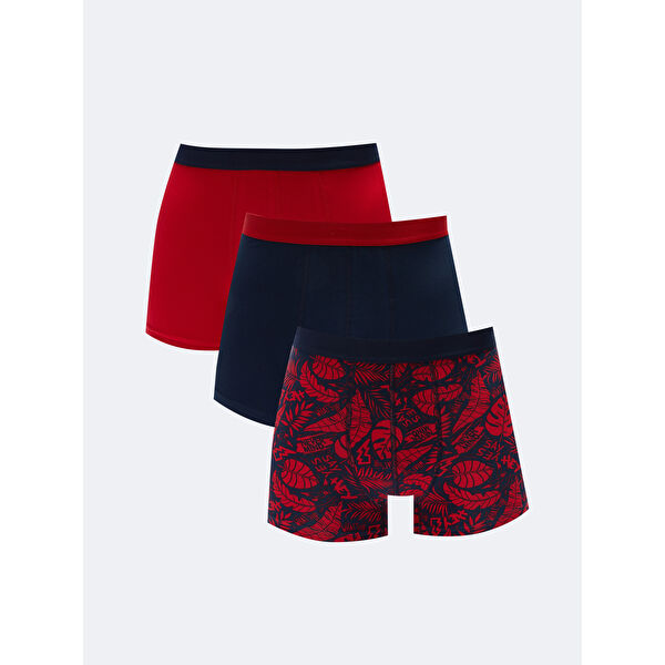 LCW DREAM Standart Kalıp Esnek Kumaş Erkek Boxer 3'lü
