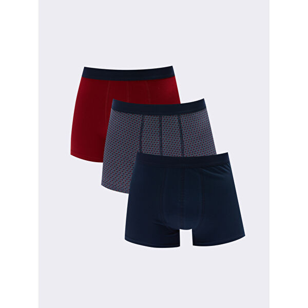 LCW DREAM Standart Kalıp Esnek Kumaş Erkek Boxer 3'lü