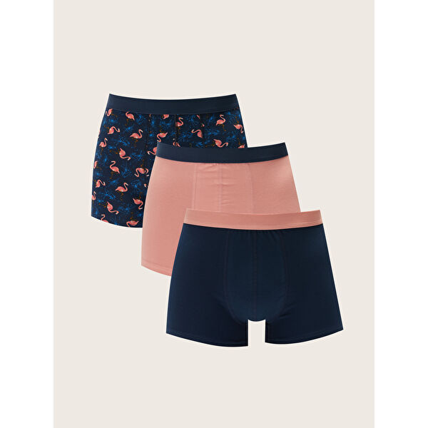 LCW DREAM Standart Kalıp Esnek Kumaş Erkek Boxer 3'lü