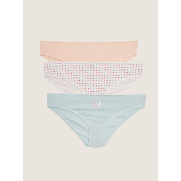 LCW DREAM Desenli Bikini Külot 3'lü Paket