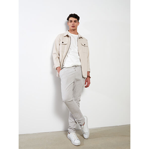 LCW CLASSIC Slim Fit Keten Erkek Pantolon