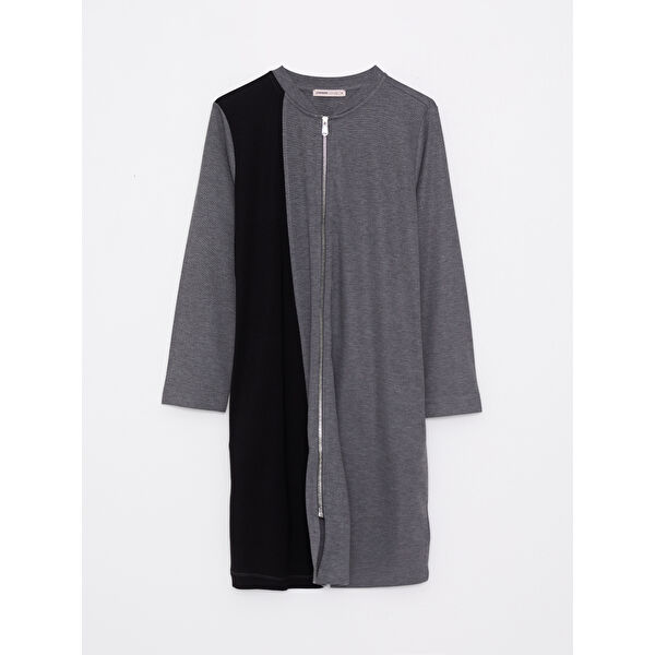 LCW GRACE Bisiklet Yaka Renk Bloklu Uzun Kollu Kadın Spor Hırka