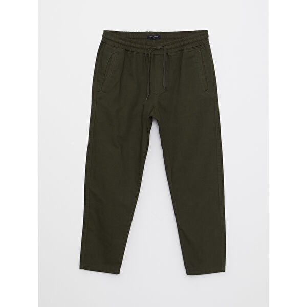 LCW CASUAL Standart Kalıp Keten Görünümlü Erkek Pantolon