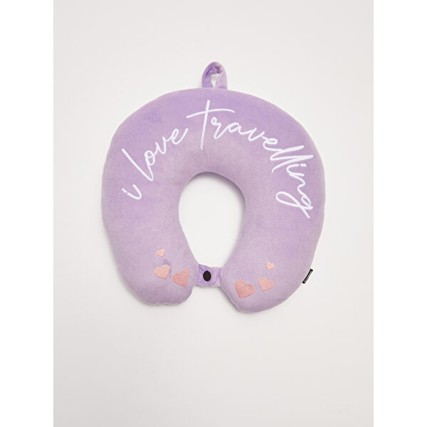 Yazı Nakışlı Kadın Boyun Yastığı