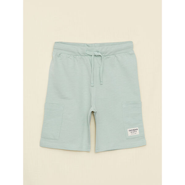 Beli Lastikli Basic Organik Pamuklu Erkek Çocuk Şort Beli Lastikli Basic Organik Pamuklu Erkek Çocuk Şort