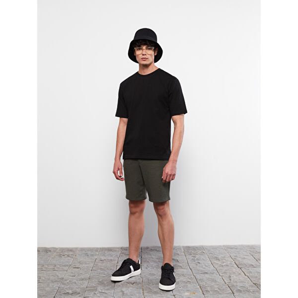 LCW CASUAL Slim Fit Beli Bağlama Detaylı Erkek Şort