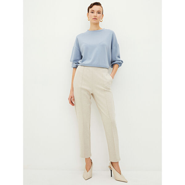 LCW VISION Beli Lastikli Düz Cep Detaylı Pike Kumaş Kadın Eşofman Altı LCW VISION Beli Lastikli Düz Cep Detaylı Pike Kumaş Kadın Eşofman Altı