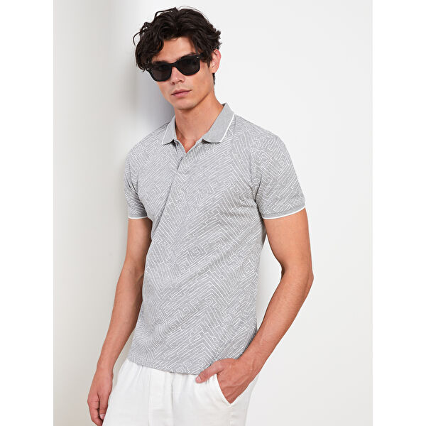 Polo Yaka Kısa Kollu Pike Erkek Tişört