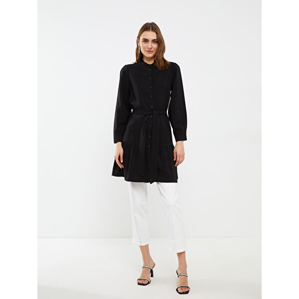 LCW CLASSIC Hakim Yaka Düz Uzun Kollu Kadın Tunik