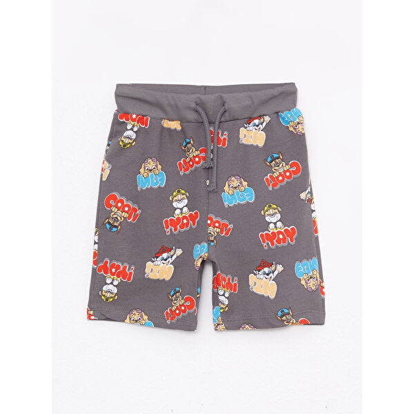 Beli Lastikli Paw Patrol Baskılı Erkek Bebek Şort