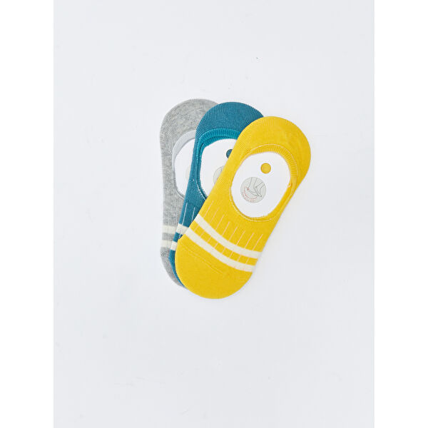 Çizgili Erkek Çocuk Patik Çorap 3'lü