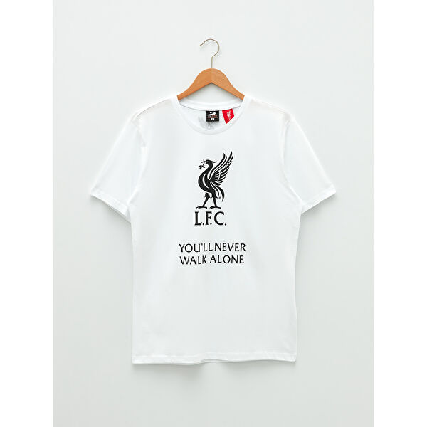 LCW SPORTS Bisiklet Yaka Kısa Kollu Liverpool Baskılı Erkek Spor Tişört LCW SPORTS Bisiklet Yaka Kısa Kollu Liverpool Baskılı Erkek Spor Tişört