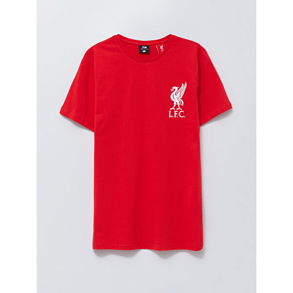 LCW SPORTS Bisiklet Yaka Kısa Kollu Liverpool Baskılı Erkek Spor Tişört LCW SPORTS Bisiklet Yaka Kısa Kollu Liverpool Baskılı Erkek Spor Tişört