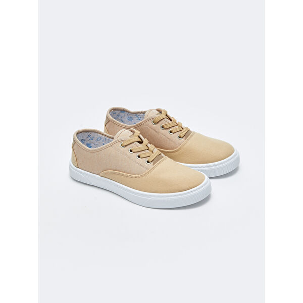 Bağcıklı Renk Bloklu Erkek Spor Ayakkabı