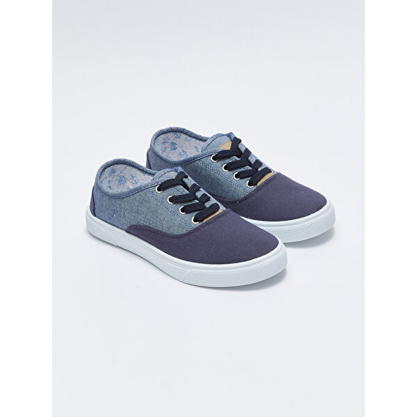 Bağcıklı Renk Bloklu Erkek Spor Ayakkabı