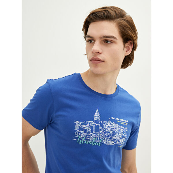 LCW CASUAL Bisiklet Yaka Kısa Kollu İstanbul Baskılı Penye Erkek Tişört LCW CASUAL Bisiklet Yaka Kısa Kollu İstanbul Baskılı Penye Erkek Tişört