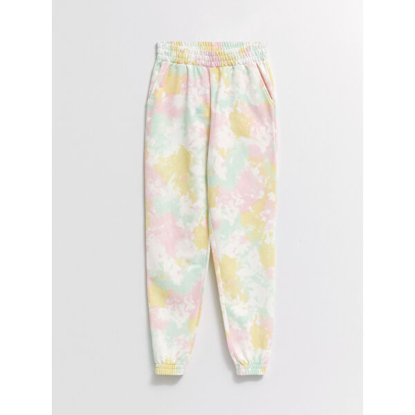 LCW CASUAL Beli Lastikli Batik Kadın Jogger Eşofman Altı