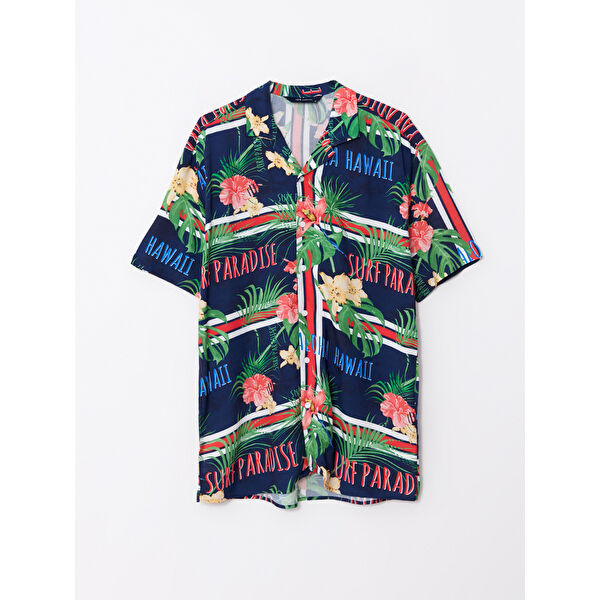 LCW CASUAL Rahat Kalıp Kısa Kollu Poplin Erkek Gömlek LCW CASUAL Rahat Kalıp Kısa Kollu Poplin Erkek Gömlek