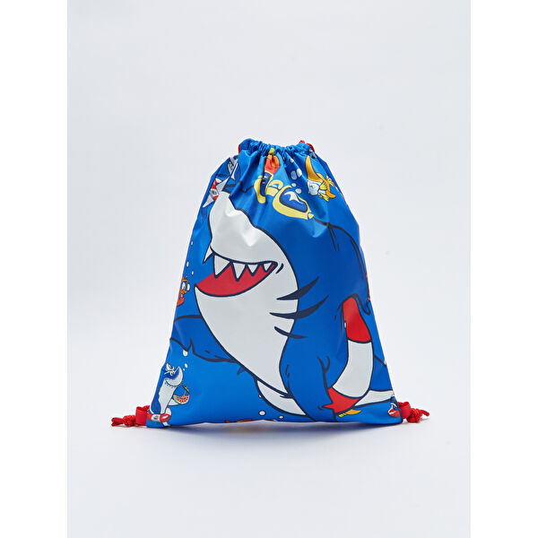 Baskılı Büzgülü Erkek Çocuk Spor Çantası