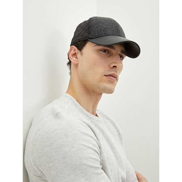 Kendinden Desenli Erkek Kep Şapka