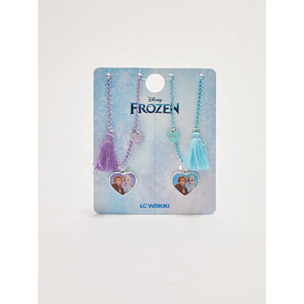 Frozen Lisanslı Kız Çocuk Kolye 2'li