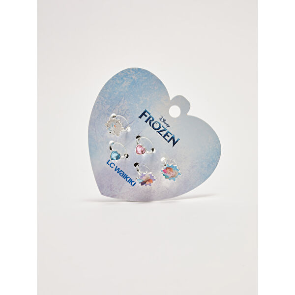 Frozen Lisanslı Kız Çocuk Yüzük Seti 5'li