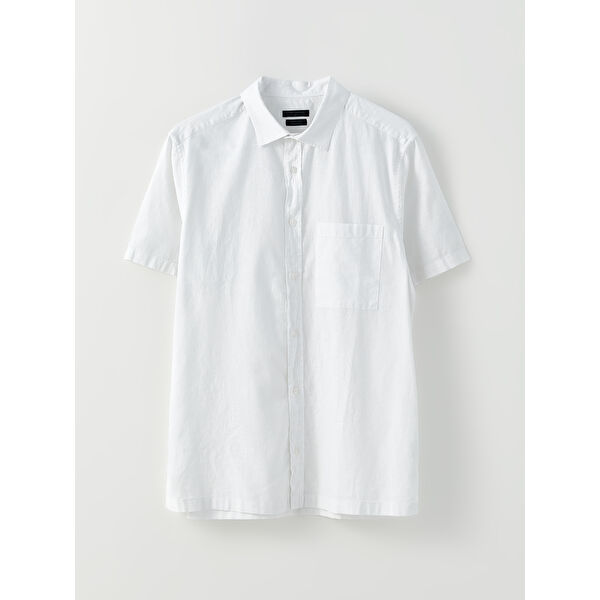 LCW CASUAL Regular Fit Kısa Kollu Poplin Erkek Gömlek LCW CASUAL Regular Fit Kısa Kollu Poplin Erkek Gömlek