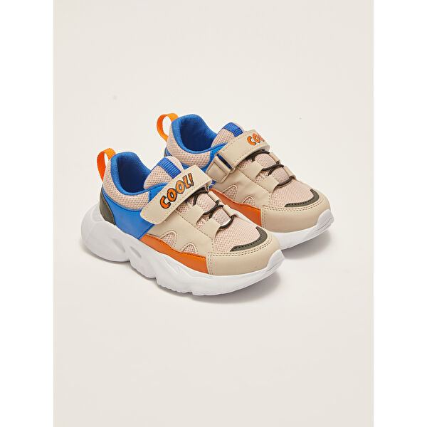 Baskılı Kalın Taban Erkek Çocuk Spor Ayakkabı