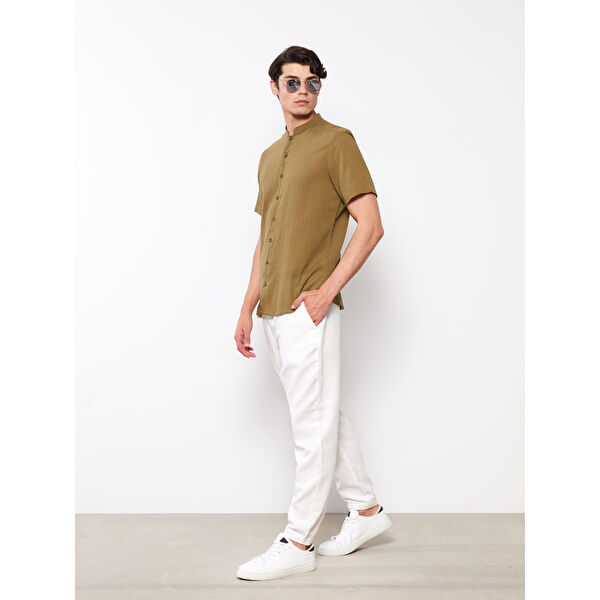 LCW CLASSIC Regular Fit Kısa Kollu Erkek Gömlek