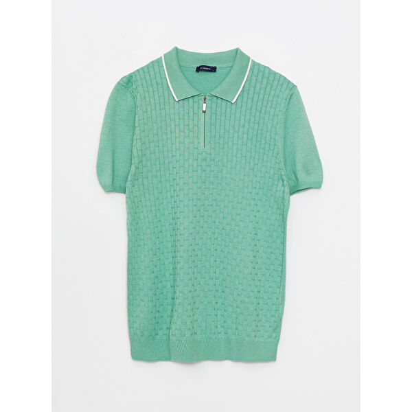 LCW CLASSIC Polo Yaka Kısa Kollu Erkek Triko Kazak LCW CLASSIC Polo Yaka Kısa Kollu Erkek Triko Kazak