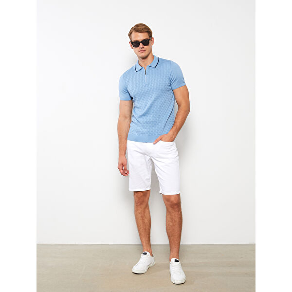 LCW CLASSIC Polo Yaka Kısa Kollu Erkek Triko Kazak LCW CLASSIC Polo Yaka Kısa Kollu Erkek Triko Kazak