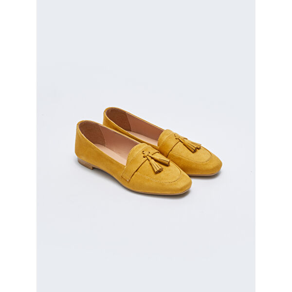 Püskül Detaylı Kadın Loafer Klasik Ayakkabı Püskül Detaylı Kadın Loafer Klasik Ayakkabı