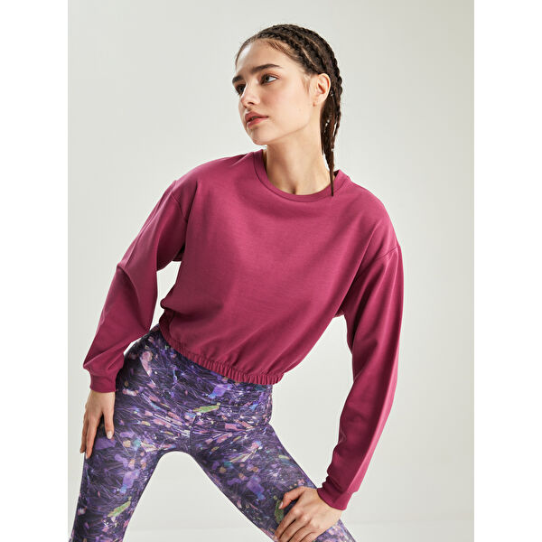 LCW ACTIVE Bisiklet Yaka Düz Uzun Kollu Kadın Sweatshirt LCW ACTIVE Bisiklet Yaka Düz Uzun Kollu Kadın Sweatshirt