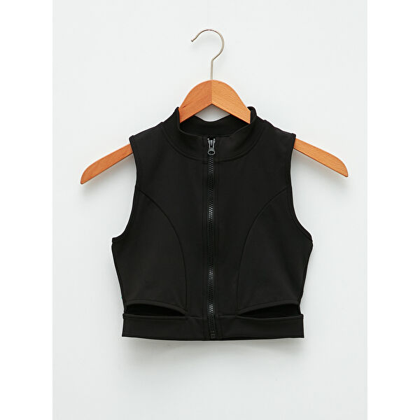 XSIDE Dik Yaka Düz Crop Kadın Spor Atlet XSIDE Dik Yaka Düz Crop Kadın Spor Atlet