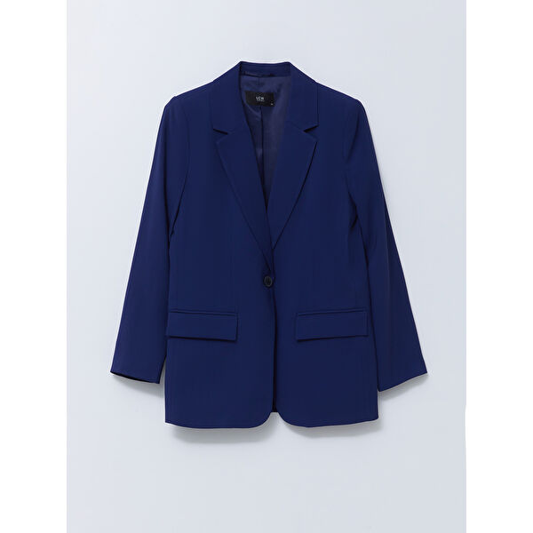 LCW VISION Önden Düğme Kapamalı Düz Uzun Kollu Kadın Blazer Ceket