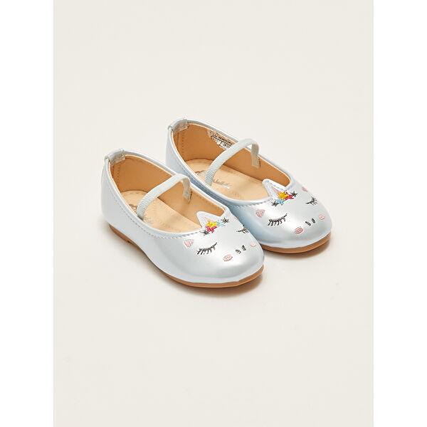 Nakışlı Lastikli Kız Bebek Babet