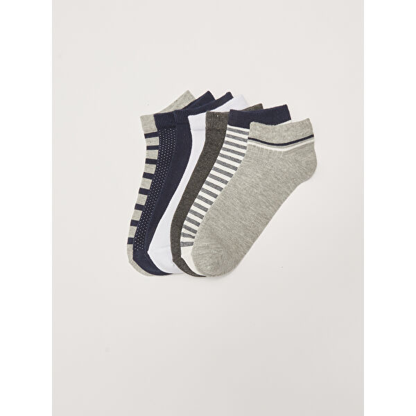 Çizgili Erkek Patik Çorap 7'li