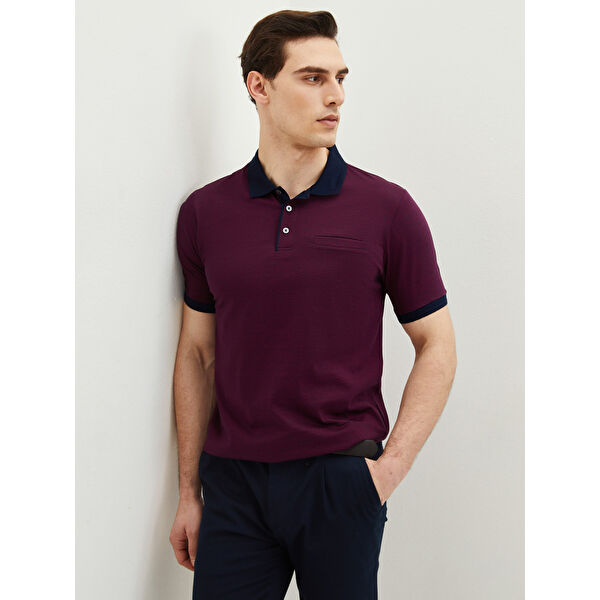 LCW CLASSIC Polo Yaka Kısa Kollu Erkek Merserize Tişört