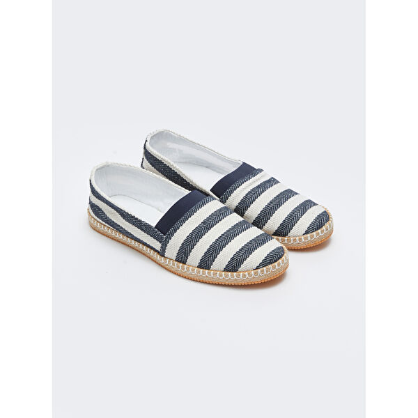 Çizgili Erkek Espadril Ayakkabı
